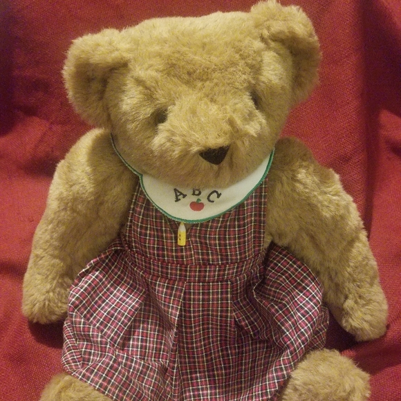 Vermont Teddy Bear Co. | Other | Vermont Teddy Bear Co 6 Jointed Plush Bear Abc School Teacher ...